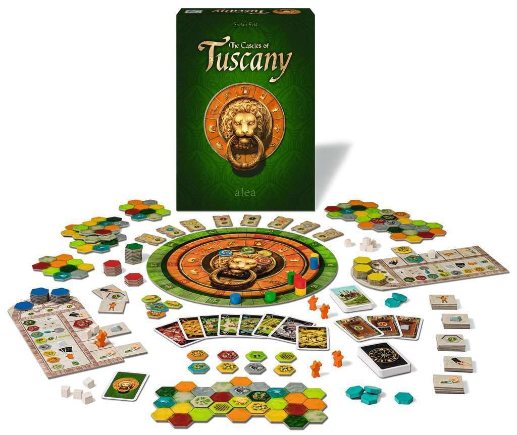 Ravensburger The Castles of Tuscany Strategy Game for Ages 12 & Up - A Fast, Strategic Game of Region Building During The Italian Renaissance