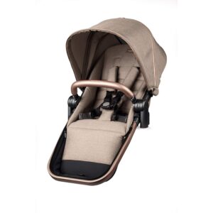 peg perego companion seat - accessory - compatible with ypsi strollers - mon amour (beige & pink)