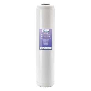 ispring fwds150k anti scale water filter replacement cartridges, 20” x 4.5”, white