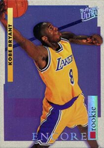 1996-97 fleer ultra encore - kobe bryant - los angeles lakers basketball rookie card rc #266