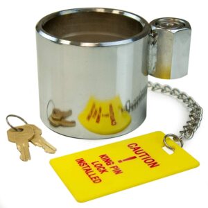 VULCAN Trailer Security Bundle | King Pin Lock and Glad Hand Lock - Protects Any RV, Equipment or Class 8 Trailer