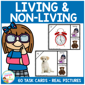 living or nonliving task cards