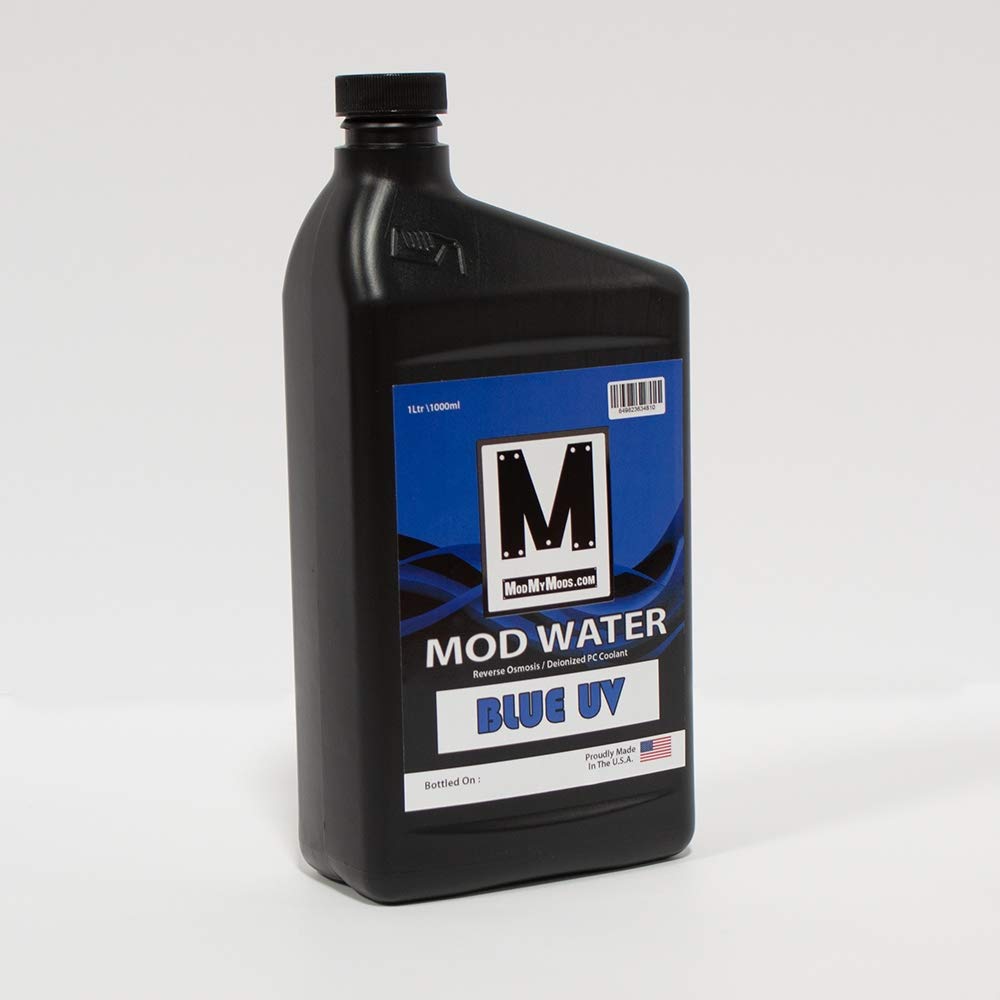 ModMyMods ModWater PC Coolant- Blue UV â€“ 1 Liter (MOD-0279)