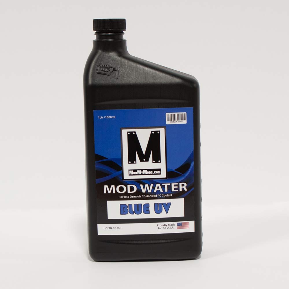 ModMyMods ModWater PC Coolant- Blue UV â€“ 1 Liter (MOD-0279)