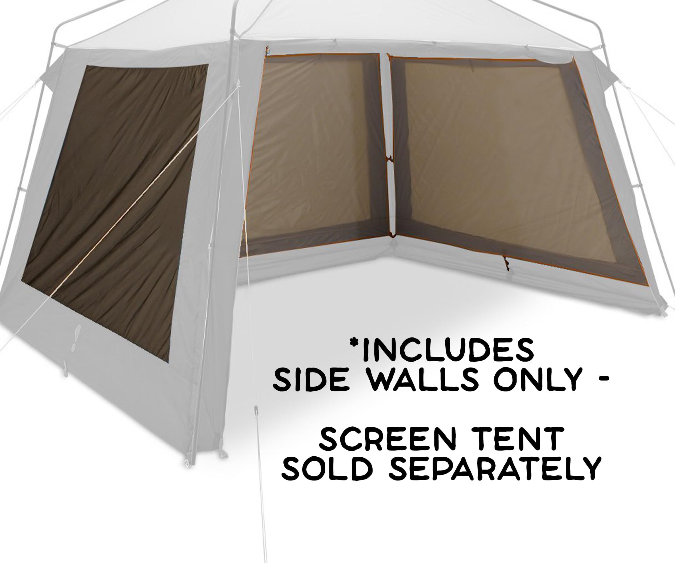 Eureka! NoBugZone Side Walls Accessory (Compatible with, but Not Included—The NoBugZone Screen House Tent and NoBugZone 3-in-1 Camping Shelter—Both Sold Separately)