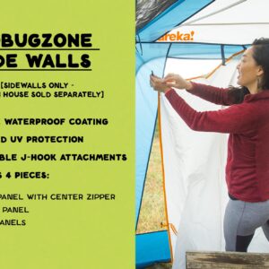 Eureka! NoBugZone Side Walls Accessory (Compatible with, but Not Included—The NoBugZone Screen House Tent and NoBugZone 3-in-1 Camping Shelter—Both Sold Separately)