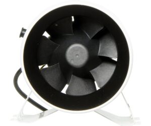 6" inline jetfan with speed control, 350 cfm.