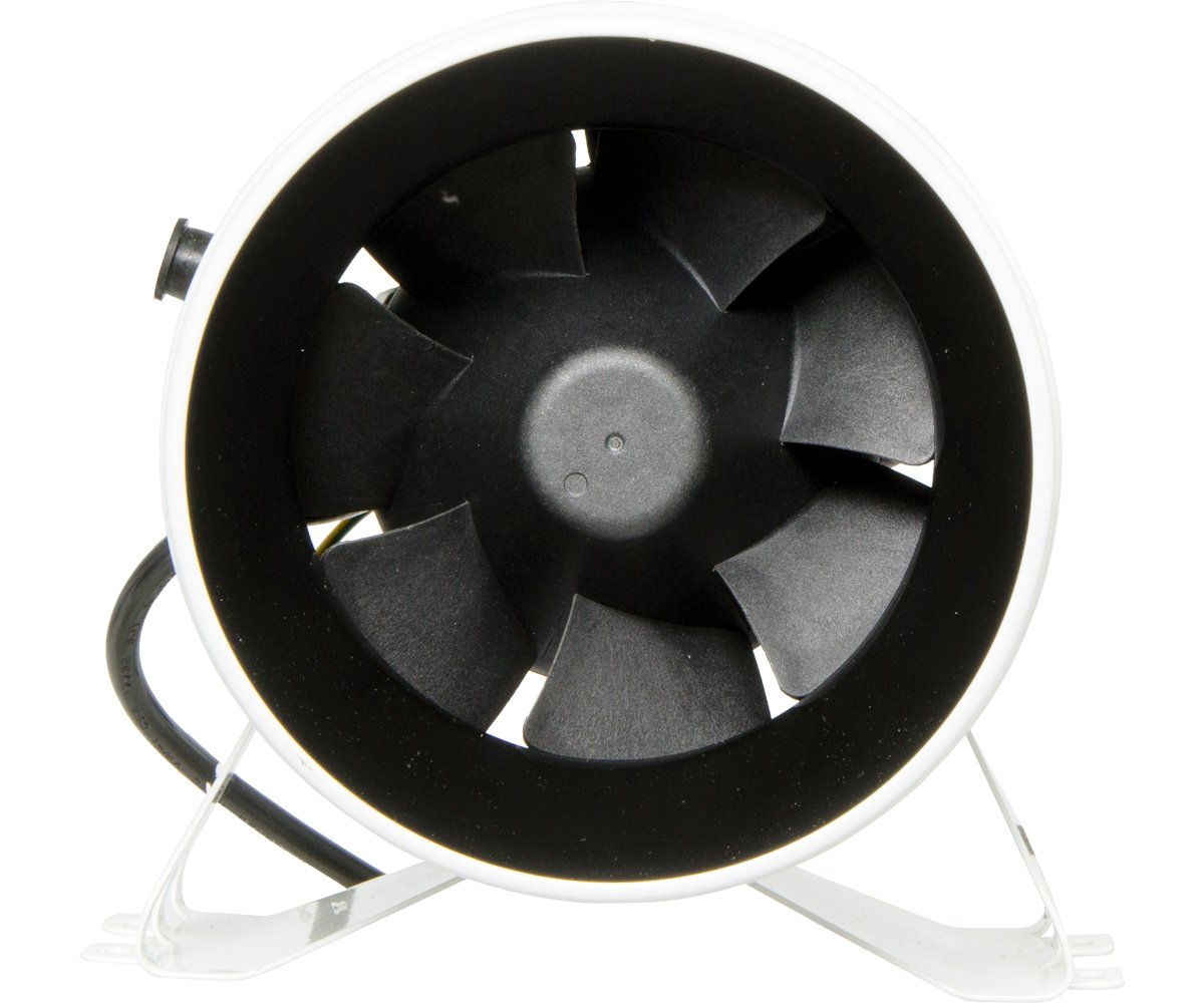 6" Inline Jetfan with Speed Control, 350 CFM.