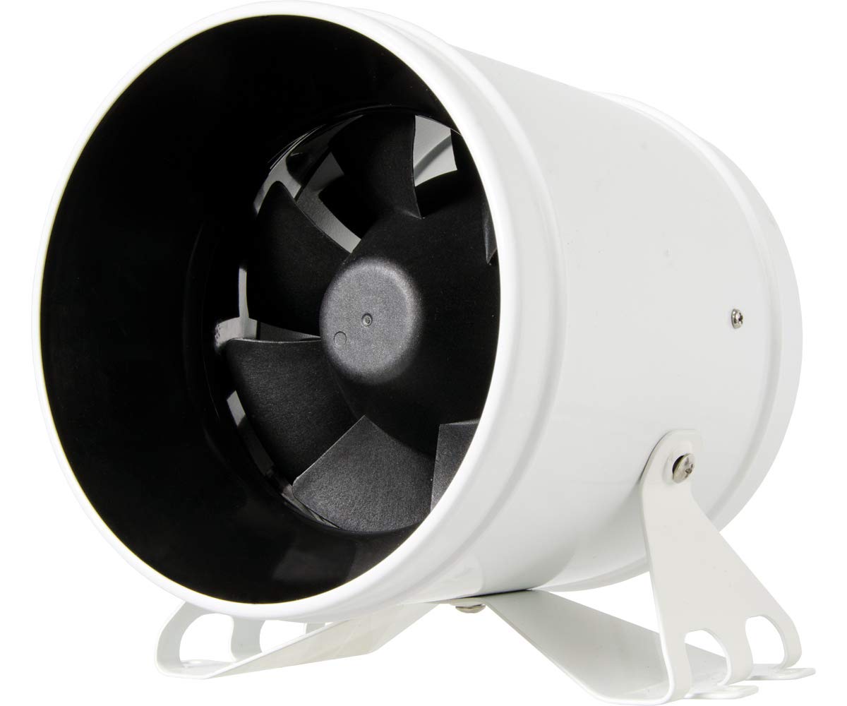 6" Inline Jetfan with Speed Control, 350 CFM.