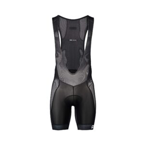 poc, mtb air layer bib shorts, uranium black, medium