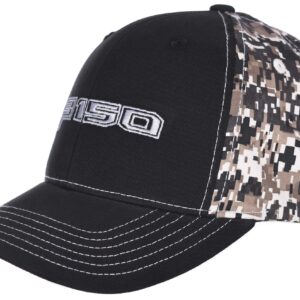 Checkered Flag Men's Ford F150 Adjustable Black & Digi Camouflage back Baseball Cap / Hat