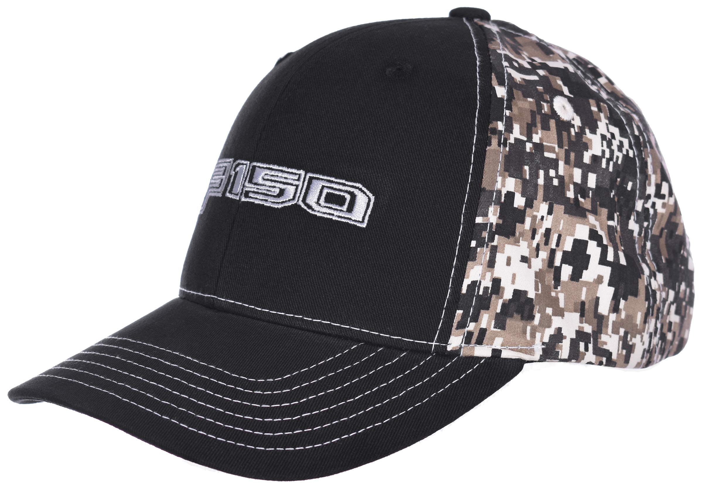 Checkered Flag Men's Ford F150 Adjustable Black & Digi Camouflage back Baseball Cap / Hat