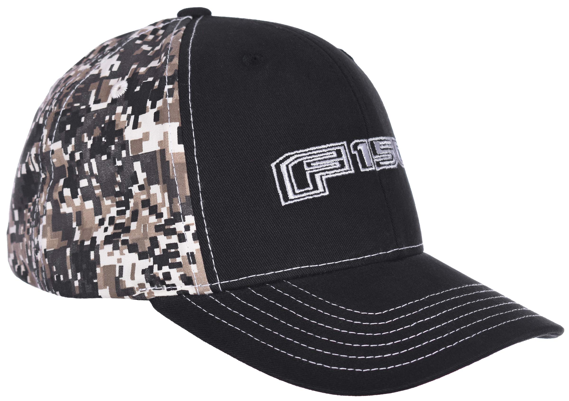 Checkered Flag Men's Ford F150 Adjustable Black & Digi Camouflage back Baseball Cap / Hat