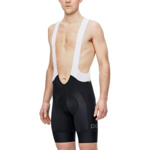 poc, aero vpds bib shorts, uranium black, medium