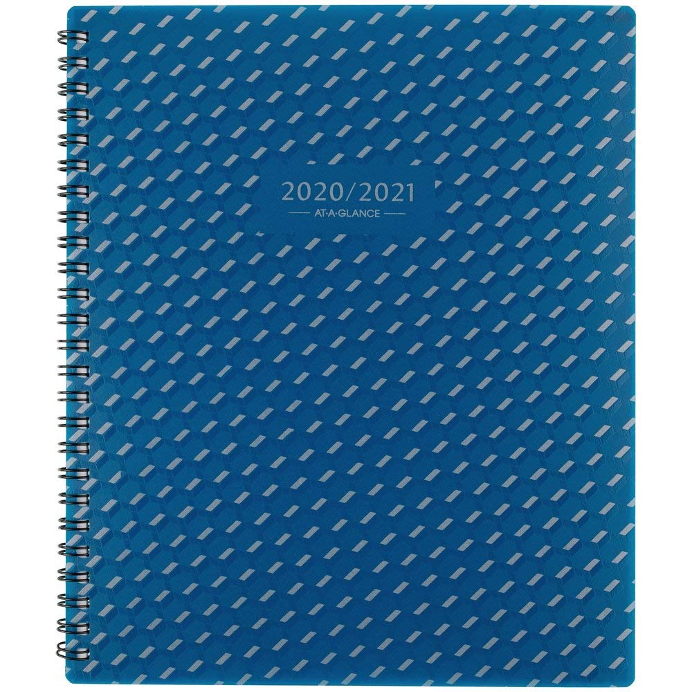 Academic Planner 2020-2021, AT-A-GLANCE Monthly Planner, 7" x 8-3/4", Medium, Elevation, Blue (75127P20)