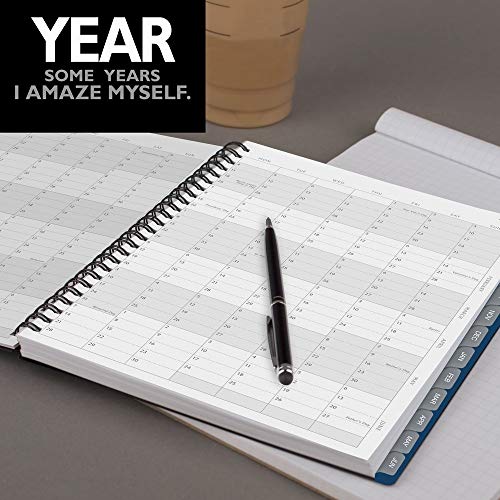 Academic Planner 2020-2021, AT-A-GLANCE Monthly Planner, 7" x 8-3/4", Medium, Elevation, Blue (75127P20)