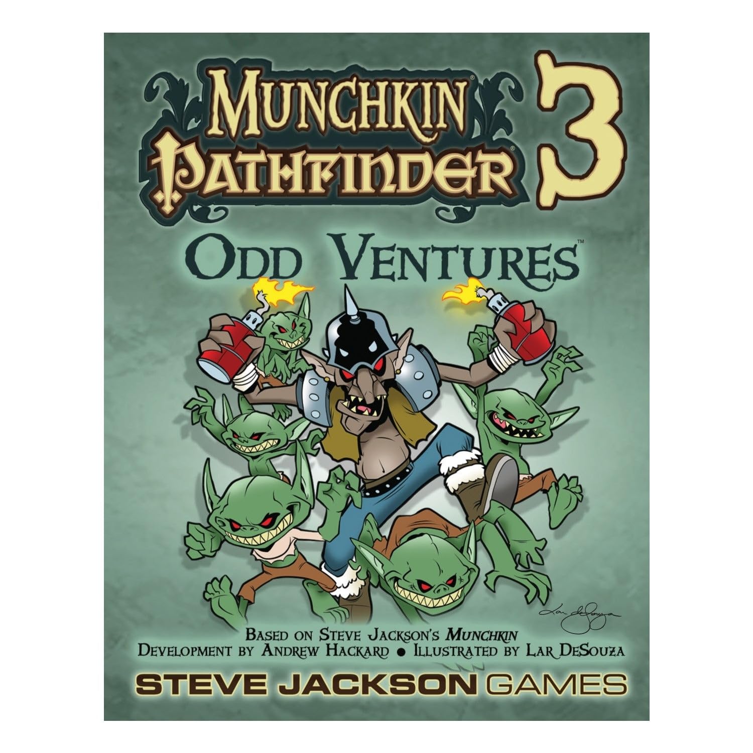 Steve Jackson Games Munchkin Pathfinder 3 Odd Ventures , Green