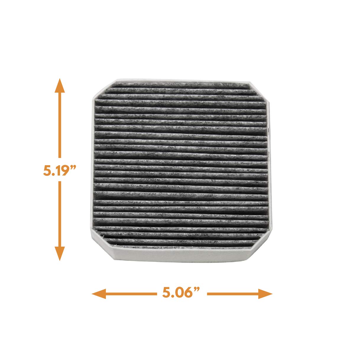 Filter-Monster – Replacement HEPA Filter with 2 Coconut Carbon Pre-Filters, Set of 3 – Compatible with Molekule PECO-Filter and Pre-Filter for Molekule Air Purifier