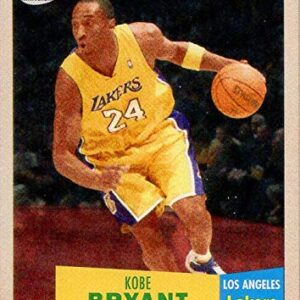 Kobe Bryant 2007 2008 Topps Basketball Retro 1957 1958 Variation Series Mint Card #24 Showing This Los Angeles Lakers Star in His Gold Jersey