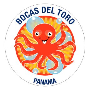 bocas del toro panama souvenir 4 inch vinyl decal sticker octopus design