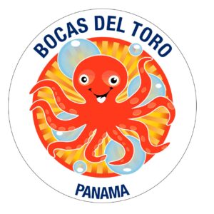 Bocas Del Toro Panama Souvenir 4 Inch Vinyl Decal Sticker Octopus Design