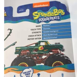 Hot Wheels Monster Trucks Spongebob Squarepants Plankton 5/5