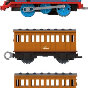 Thomas & Friends Motorized Toy Train with Battery-Powered Thomas Engine and Annie and Clarabel Passenger Cars for Unisex Children