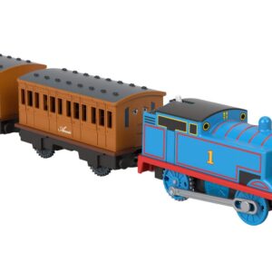 Thomas & Friends Motorized Toy Train with Battery-Powered Thomas Engine and Annie and Clarabel Passenger Cars for Unisex Children