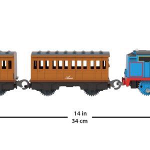 Thomas & Friends Motorized Toy Train with Battery-Powered Thomas Engine and Annie and Clarabel Passenger Cars for Unisex Children