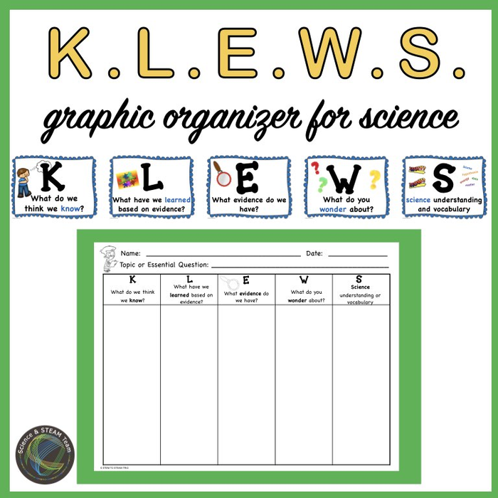 KLEWS Chart: Science Graphic Organizer