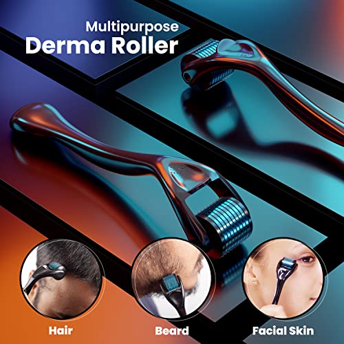 ROSELYNBOUTIQUE Derma Roller for Hair Beard Facial Skin Face 540 Microneedle 0.25mm Cosmetic Beauty Instrument