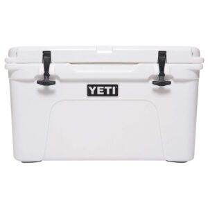 yeti tundra 45 cooler, white