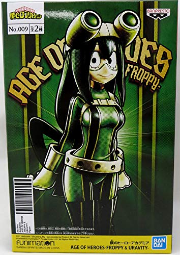 Banpresto 16294 My Hero Academia Age of Heroes Froppy & Uravity Tsuyu Asui Figure