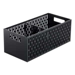 yamazaki home 5021 stacking fruit vegetable basket, one size, black