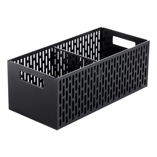 YAMAZAKI home 5021 Stacking Fruit Vegetable Basket, One Size, Black