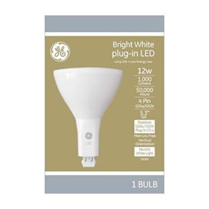 ge led 26-watt eq 5.3-in vertical bright white appliance light bulb