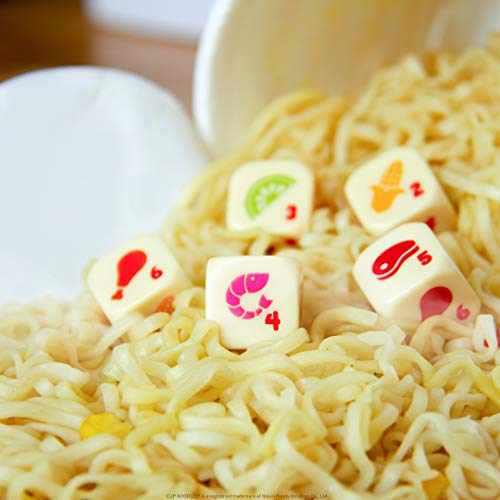 USAOPOLY YAHTZEE Cup Noodles | Collectible Yahtzee Game Made to Look Like Iconic Ramen Meal with Custom Dice | Travel Yahtzee Game & Dice Game