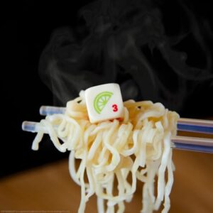 USAOPOLY YAHTZEE Cup Noodles | Collectible Yahtzee Game Made to Look Like Iconic Ramen Meal with Custom Dice | Travel Yahtzee Game & Dice Game