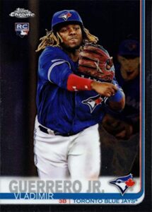 2019 topps chrome update baseball #21 vladimir guerrero jr. rookie card