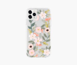 rifle paper co. phone case compatible with iphone 11 pro – wildflowers