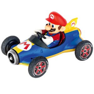 Carrera Pull & Speed 15813016 Official Licensed Kids Toy Car Pull Back Vehicle for Ages 3 and Up - Mario Kart Mario / Wild Wing Mario / Mach 8 Mario