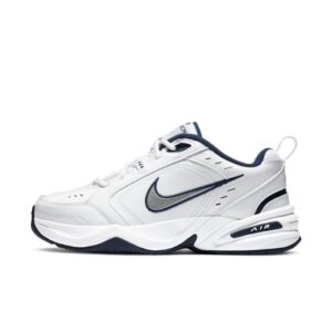 nike men's air monarch iv cross trainer, white, 11.5