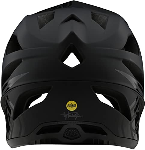 Troy Lee Designs Stage MIPS Stealth Full-Face Mountain Bike Helmet. Max Ventilation Lightweight EPP EPS Racing Downhill DH BMX MTB - Adult Men Women Unisex (Midnight, MD/LG)