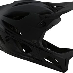 Troy Lee Designs Stage MIPS Stealth Full-Face Mountain Bike Helmet. Max Ventilation Lightweight EPP EPS Racing Downhill DH BMX MTB - Adult Men Women Unisex (Midnight, MD/LG)