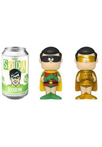 funko vinyl soda: dc - robin - 1/6 odds for rare chase variant collectible toy - dc comics - collectable vinyl figure - gift idea - official merchandise - toys for kids & adults - comic books fans