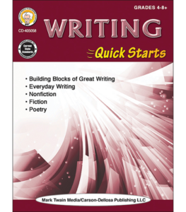 mark twain | writing quick starts workbook | grades 4–12, printable