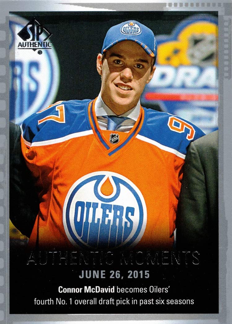 2015-16 Upper Deck SP Authentic Hockey #153 Connor McDavid Rookie Card