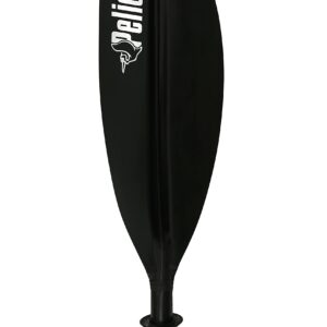 Pelican - Standard Kayak Paddle - Black - 220 cm (86.6 in.) - Aluminum Shaft and a Durable Polypropylene Blade - 0/65° Blade Angle - with Drip Ring - PS1965-00