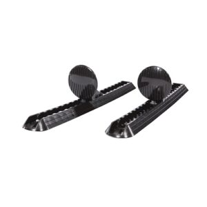 pelican adjustable kayak foot brace/pegs with trigger lock - set of 2 - black