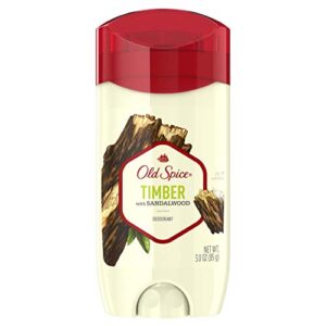 old spice aluminum free deodorant for men, timber with sandalwood scent, 3 oz, (pack of 3)